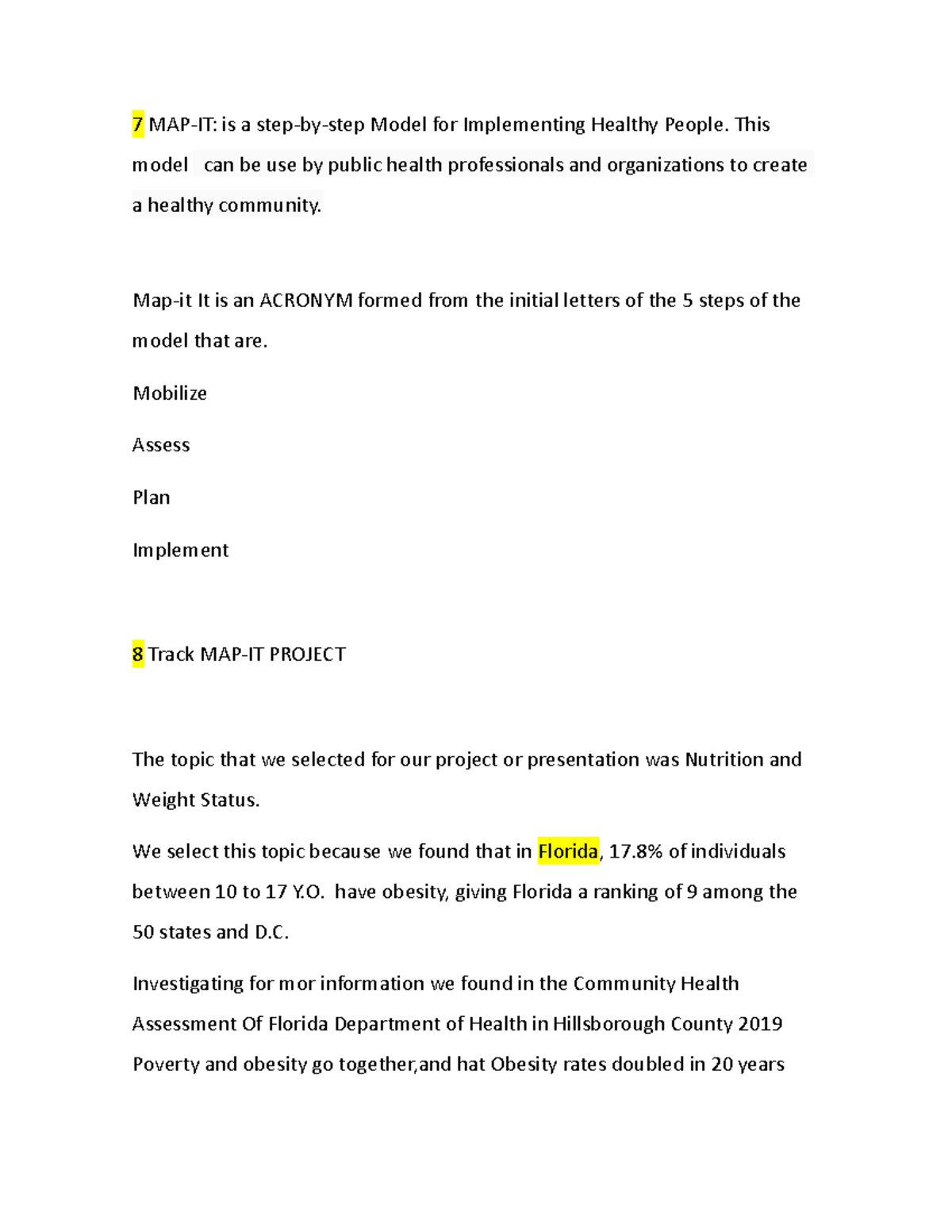 MAP-IT explicacion - MAP-IT: is a step-by-step Model for Implementing ...