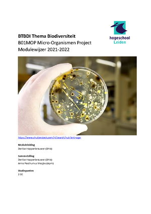 Principe determinatie - Principe determinatie Gramkleuring: Je kan op ...