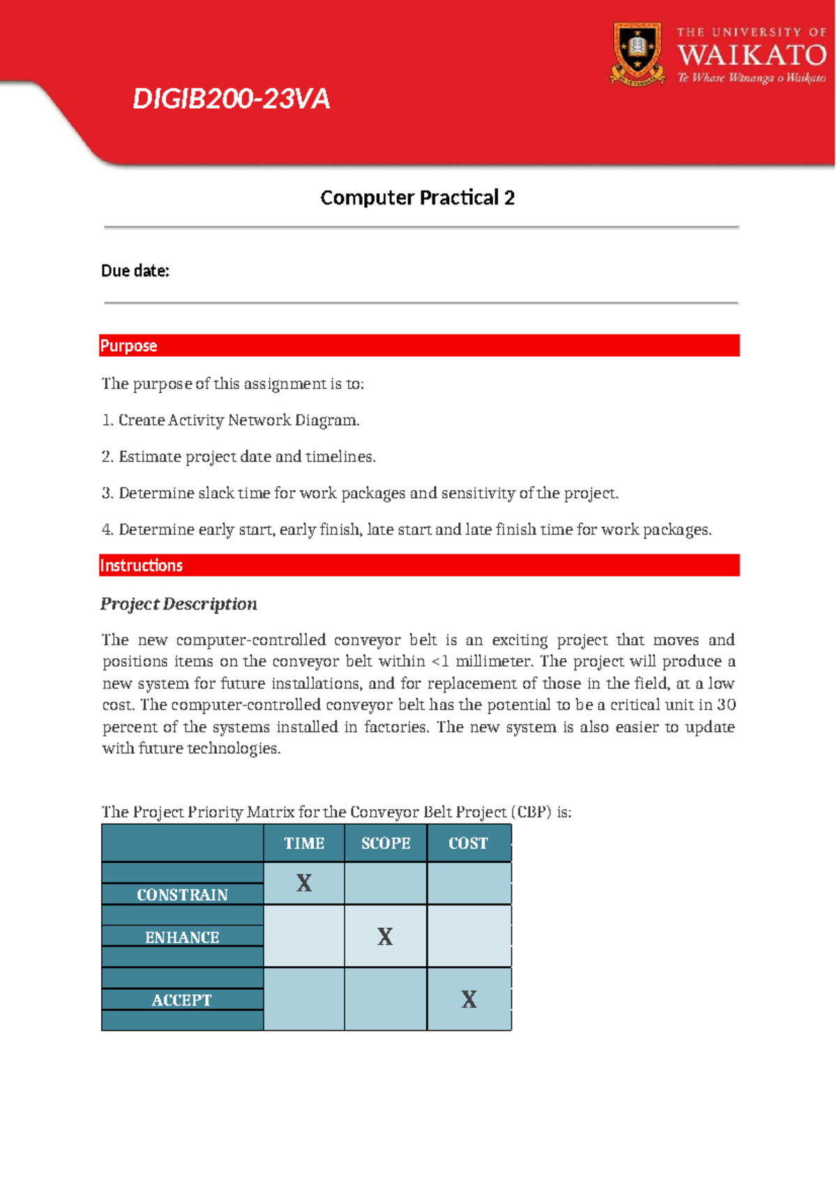Computer Practical 2 Az Computer Practical 2 Due Date Purpose The Purpose Of This Assignment 0987