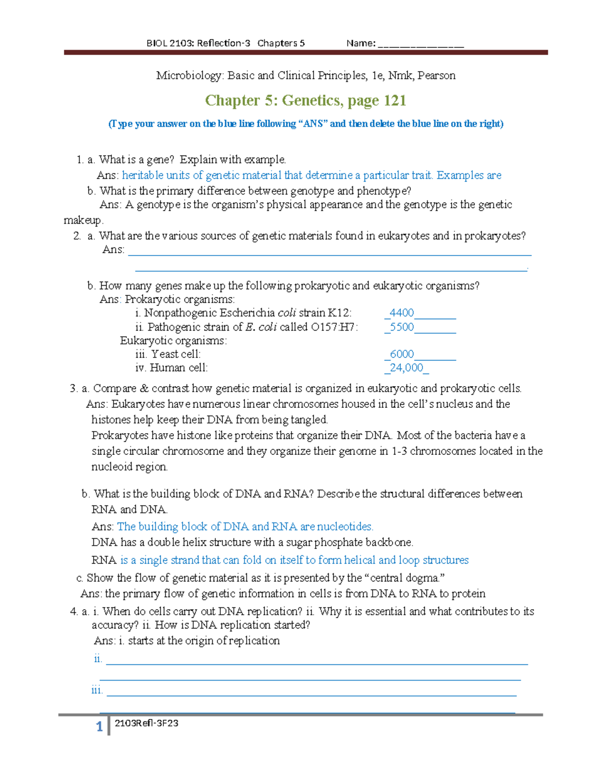 2103 Reflection-3 Ch 5 nmk1e Fall'23 - Microbiology: Basic and Clinical ...