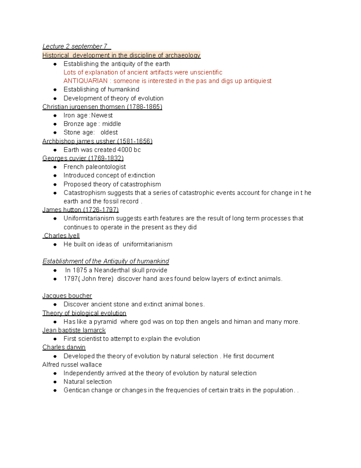 Arch 112 notes - Lecture 2 september 7 Historical development in the ...