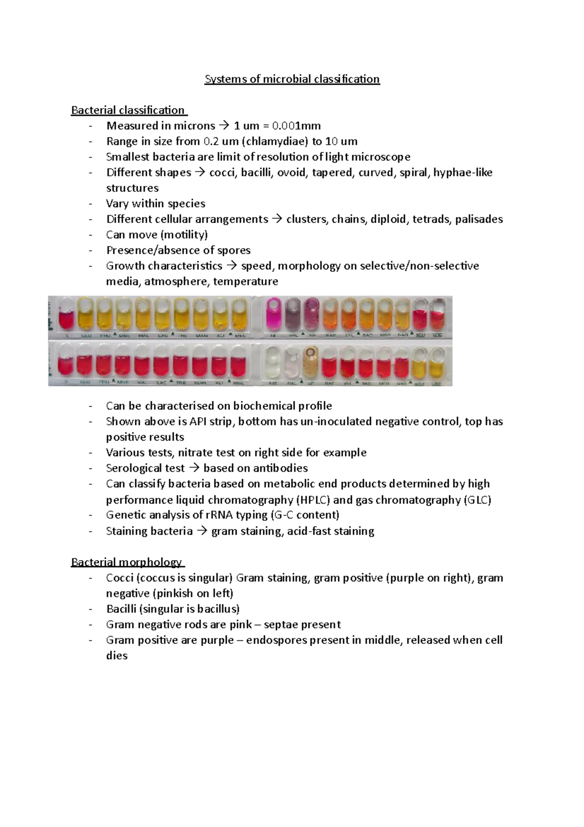 Microbial classification - Systems of microbial classification ...