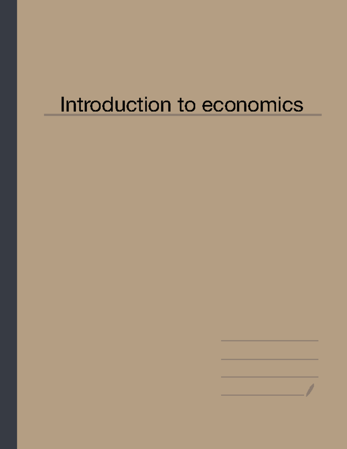 Econ unit 1 - complete notes for 1st unit for economics for law ...