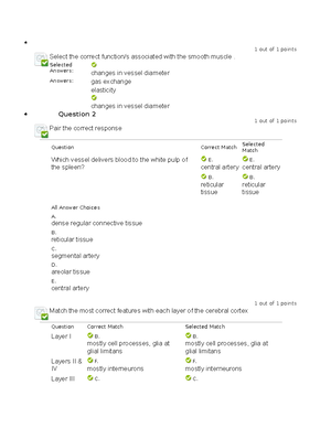 Practice test PBD - practise quiz with answers - Correct Answers for: A ...