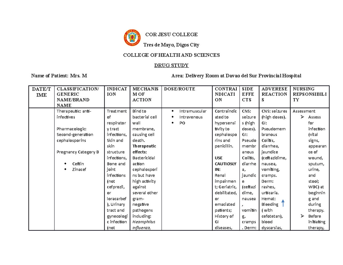 Random activities from different subjects - COR JESU COLLEGE Tres de ...
