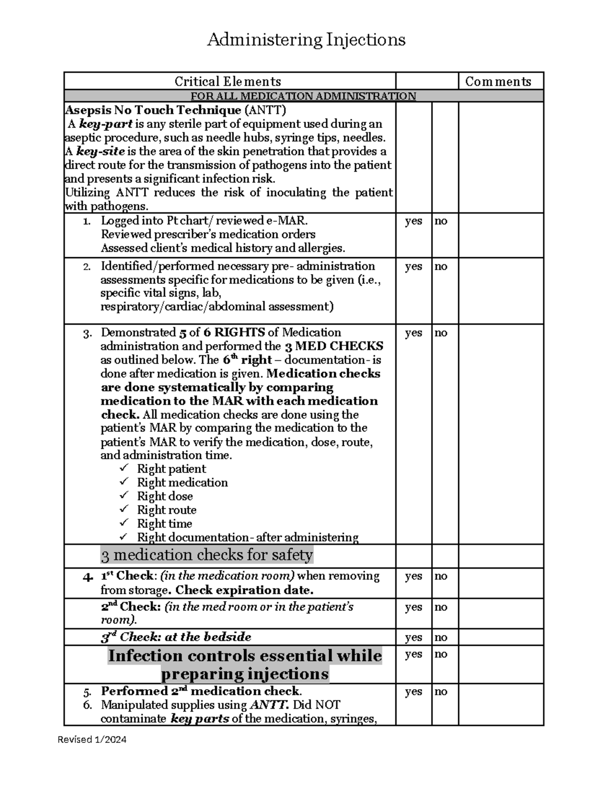 Injections - Very amazing - Administering Injections Critical Elements ...