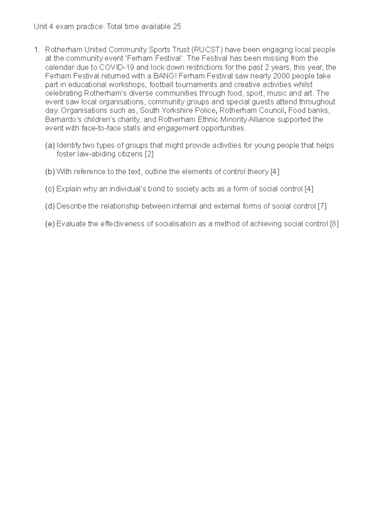 Module 2.1 control theory practice questions Student Handout - Unit 4 ...