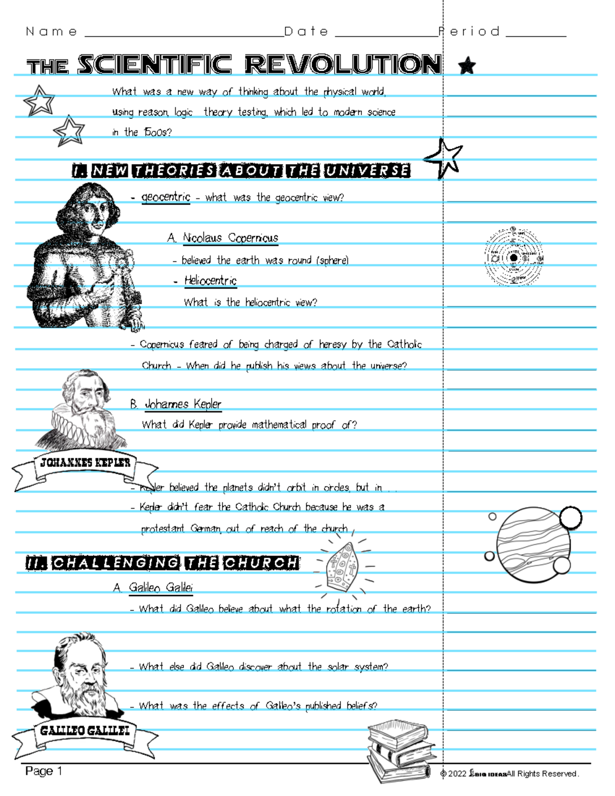 Guided Notes Scientific Revolution - Page 1 The scientific Revolution ...
