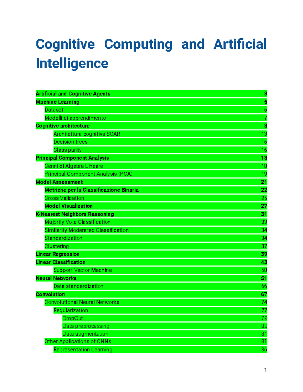 Cognitive Computing and Artificial Intelligence - Cognitive Computing and Artificial Artificial ...