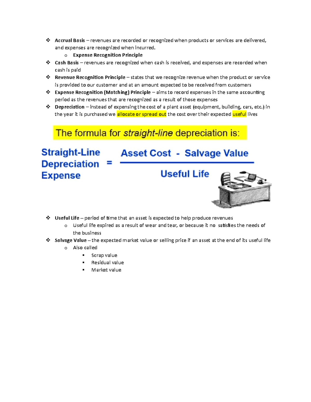 Lecture Notes for Principles of Accounting Chapter 3 - Accrual Basis ...