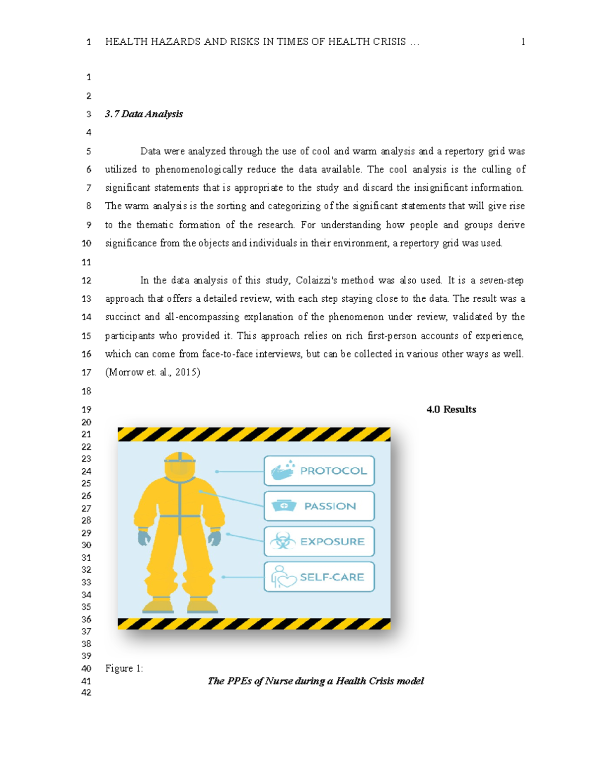 Line-numbering-sample - 3 Data Analysis Data were analyzed through the ...
