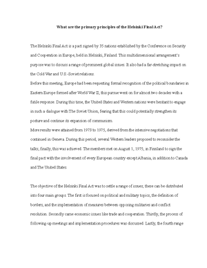 Class Notes - Peacekeeping and peacemaking theory and examples - Peace ...