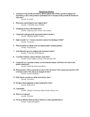BIOL 213 Chapter 7 - Summary Essential Cell Biology - Chapter 7 - From ...