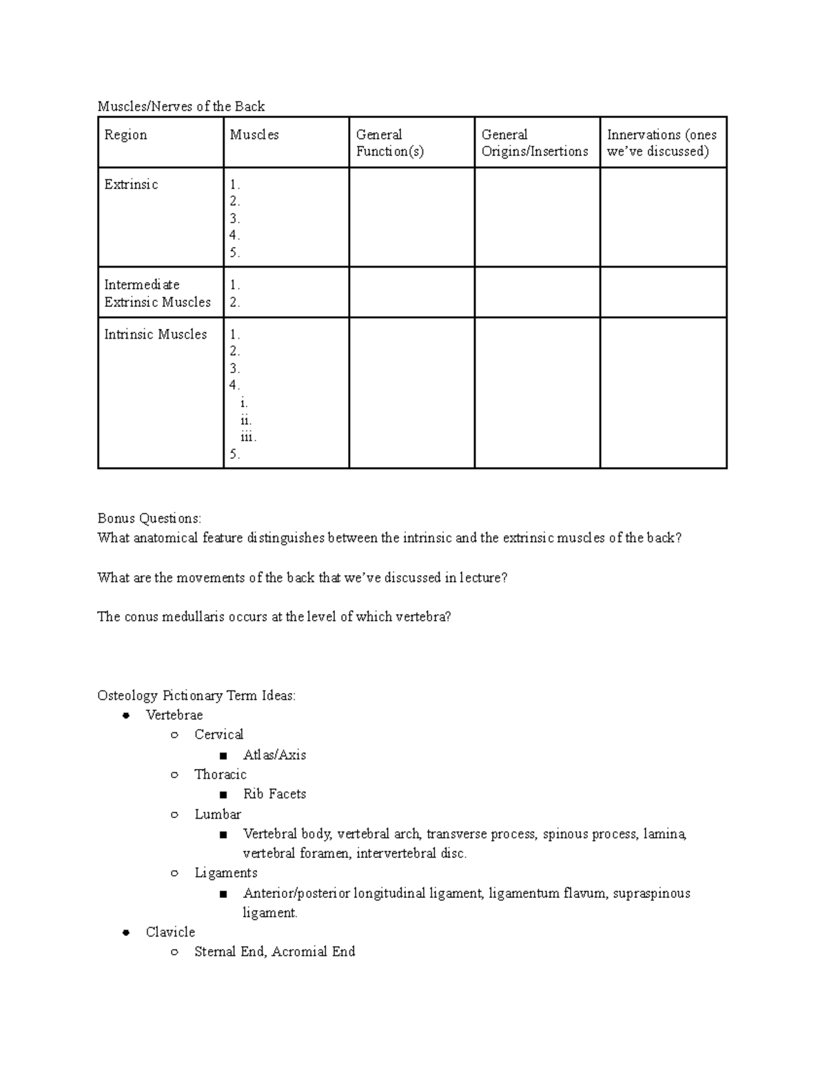 Anatomy Session 2 - This worksheet can help you prepare for exams and ...