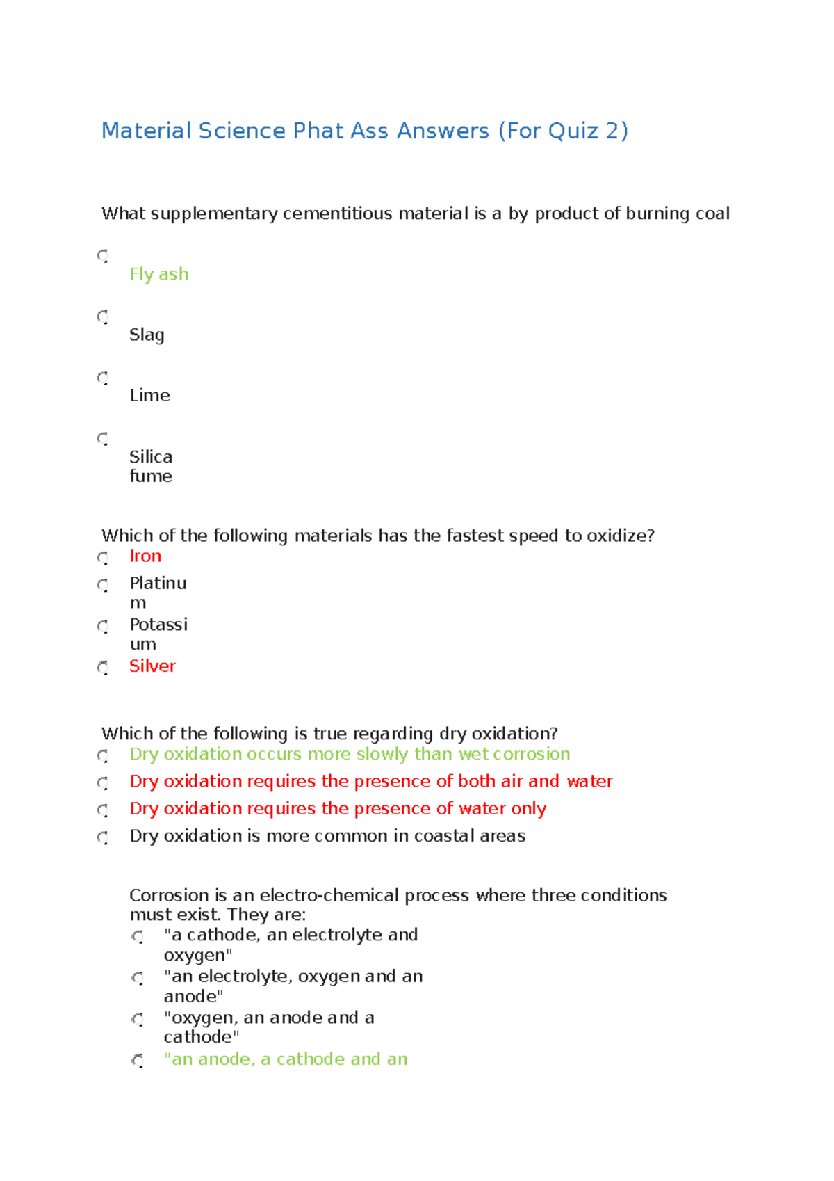 Quiz-answers-msic - these assignments and quizzes are related to ...
