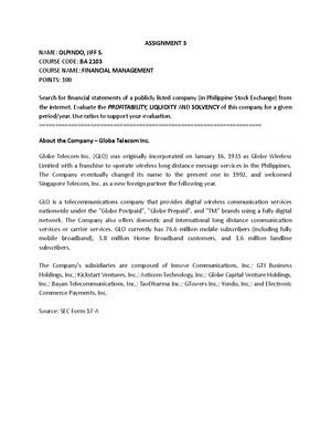 Lagliva WAC2 - assignment wac - Mae G. Lagliva MBA-SEM BA 2213 ...