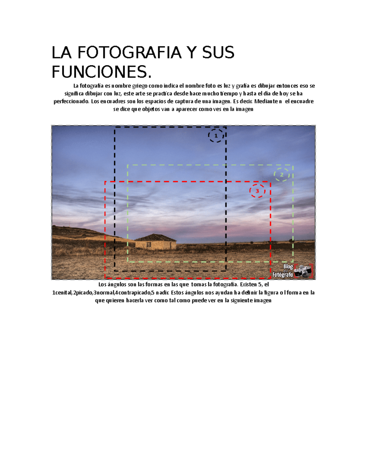 LA Fotografia Y SUS Funciones - Object-Oriented Programming - NVSU ...