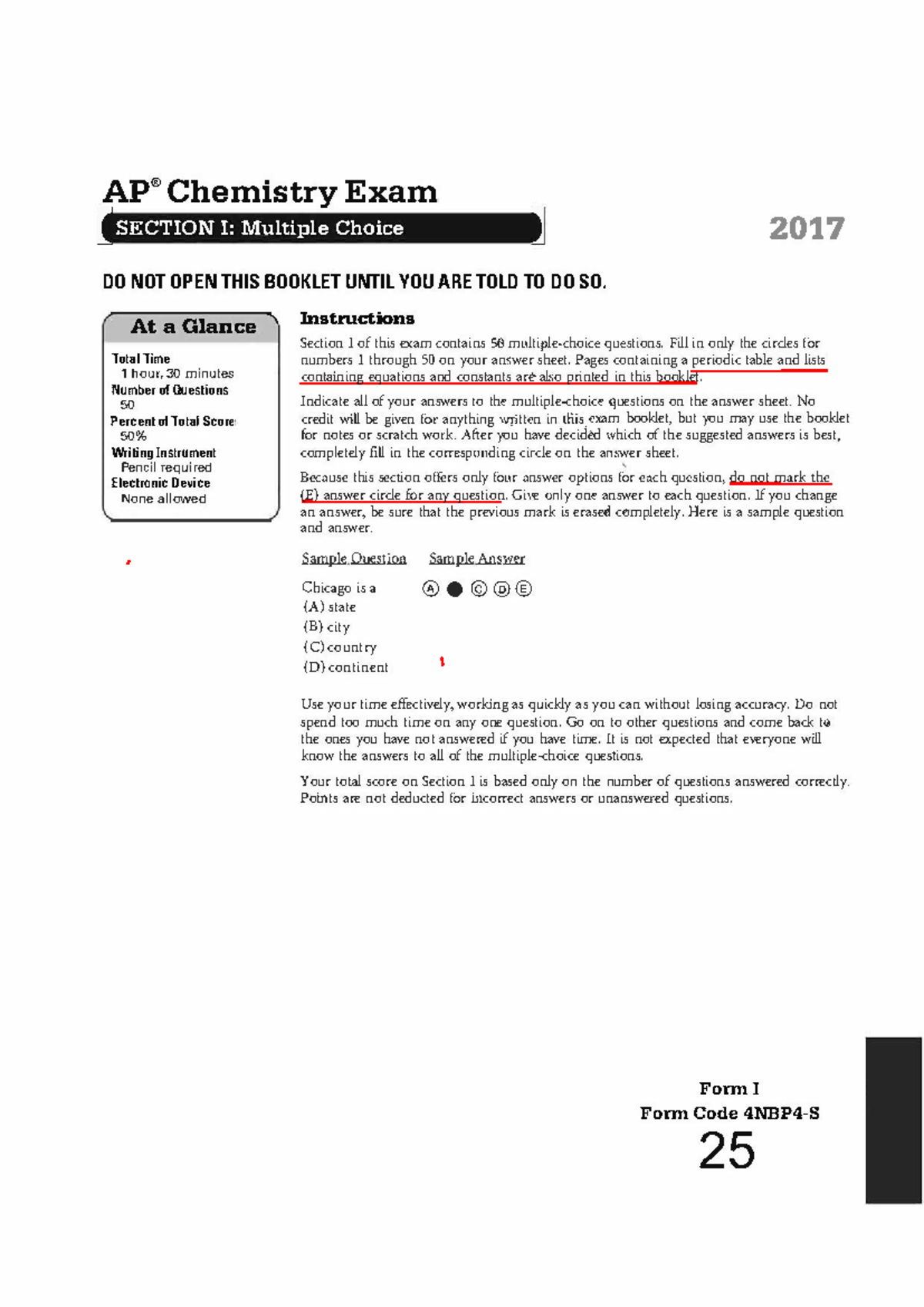 [2017-Official-AP Exam] (With Answers) -new-editable - AP ® Chemistry ...