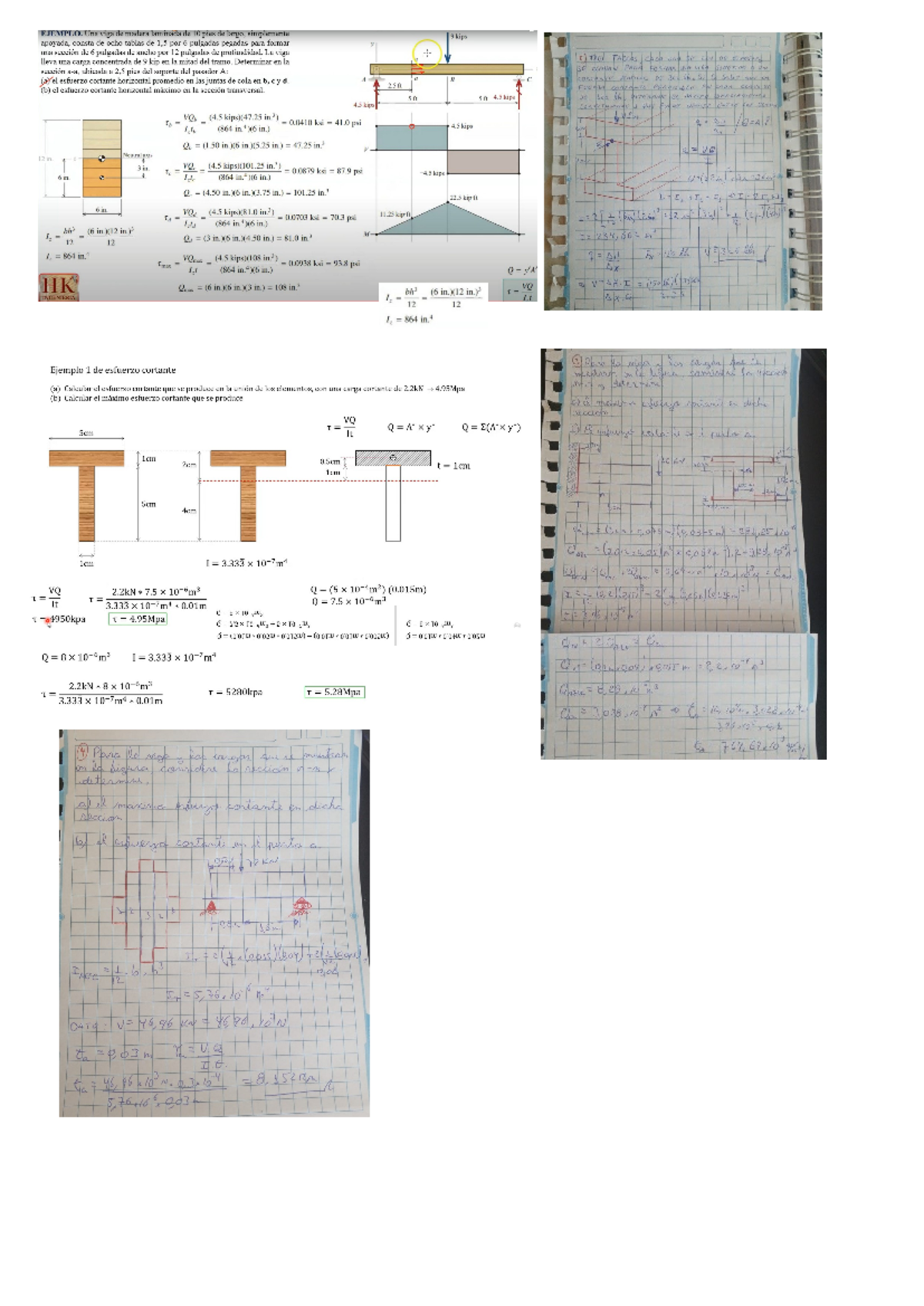 Xuleta resisdtencia - es algo - EJEMPLO. Una viga de madera laminada de ...