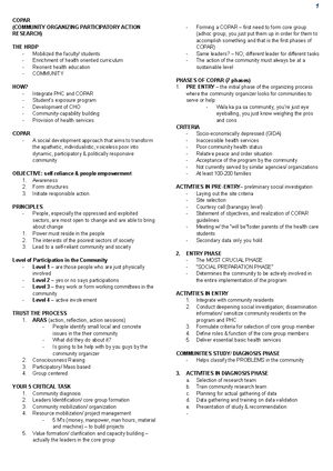 Community Health Nursing notes - COMMUNITY HEALTH NURSING What is a PHN ...