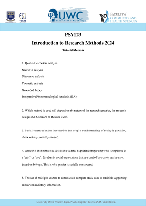 PSY123 Course Reader 2024 Upload - INTRODUCTION TO RESEARCH METHODS ...