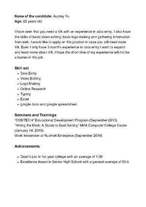 Week 1 Hotel Rules-merged - HOUSEKEEPING NC II 1 | P a g e WEEK 1 ...