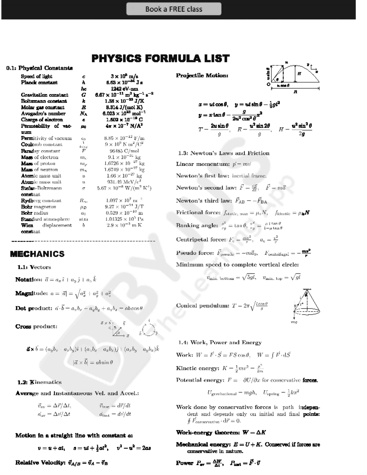 Physics - physics class 12 - Studocu