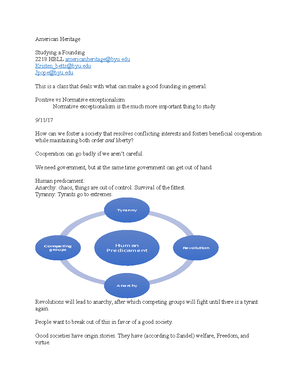 American Heritage Lesson 2 Notes - American Heritage Lesson 2 Notes ...