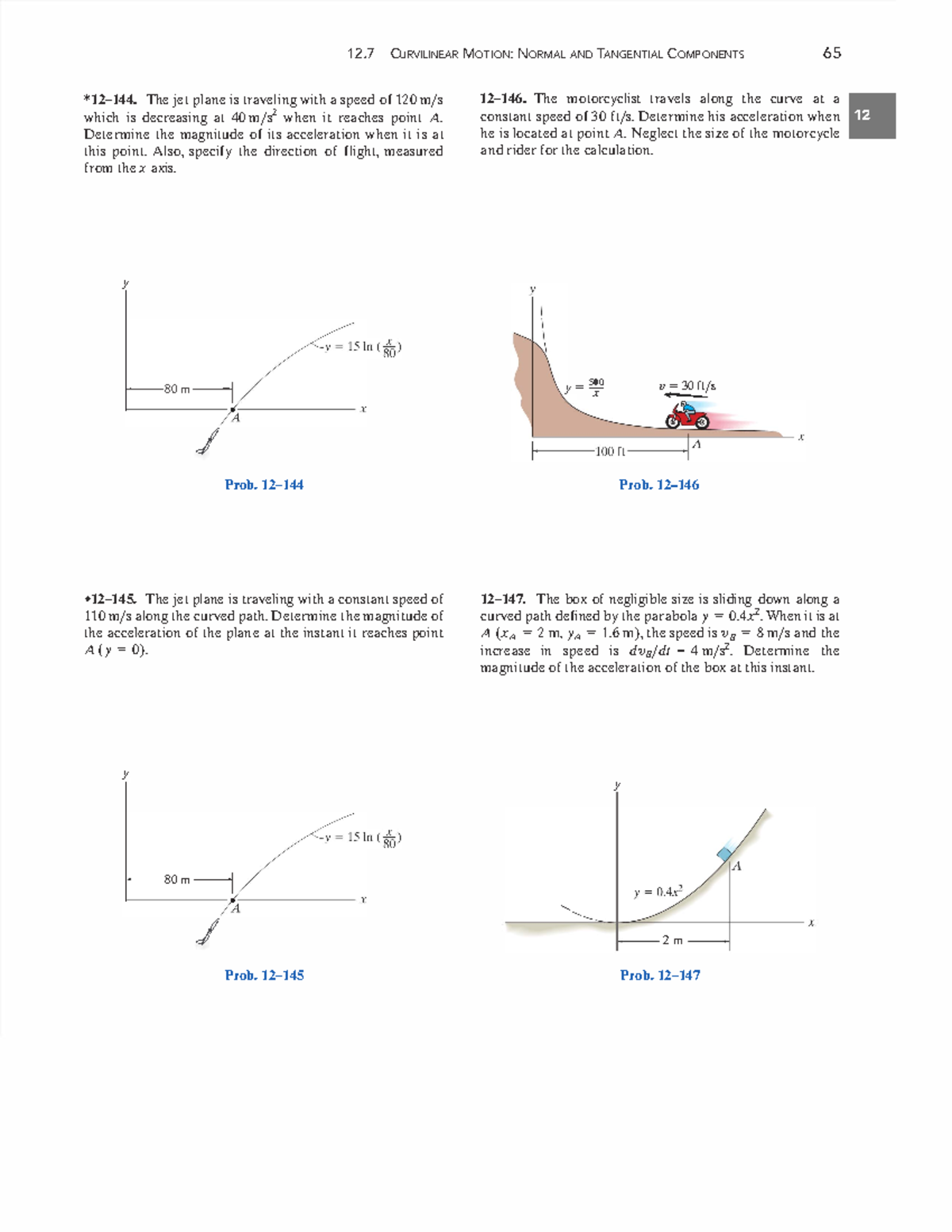 Curvilinear Motion Normal AND Tangential Components - 1 2 CURVILINEAR ...
