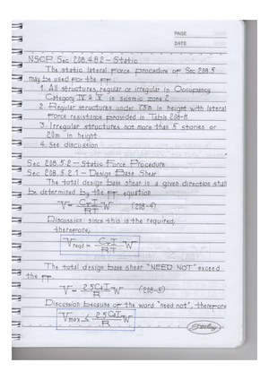 Sample Problem on Design Base Shear & Storey Shear - Earthquake ...