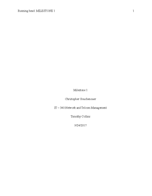 IT-340 Module 4 Troubleshooting Assignment - IT340 - SNHU - Studocu
