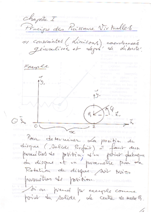 Cour-1-méca-analyt - Cour mécanique analytique - COURS M ́ECANIQUE ...