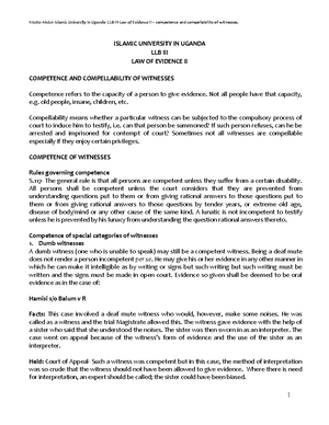 Documentary Evidence - LAW OF EVIDENCE I DOCUMENTARY EVIDENCE This ...