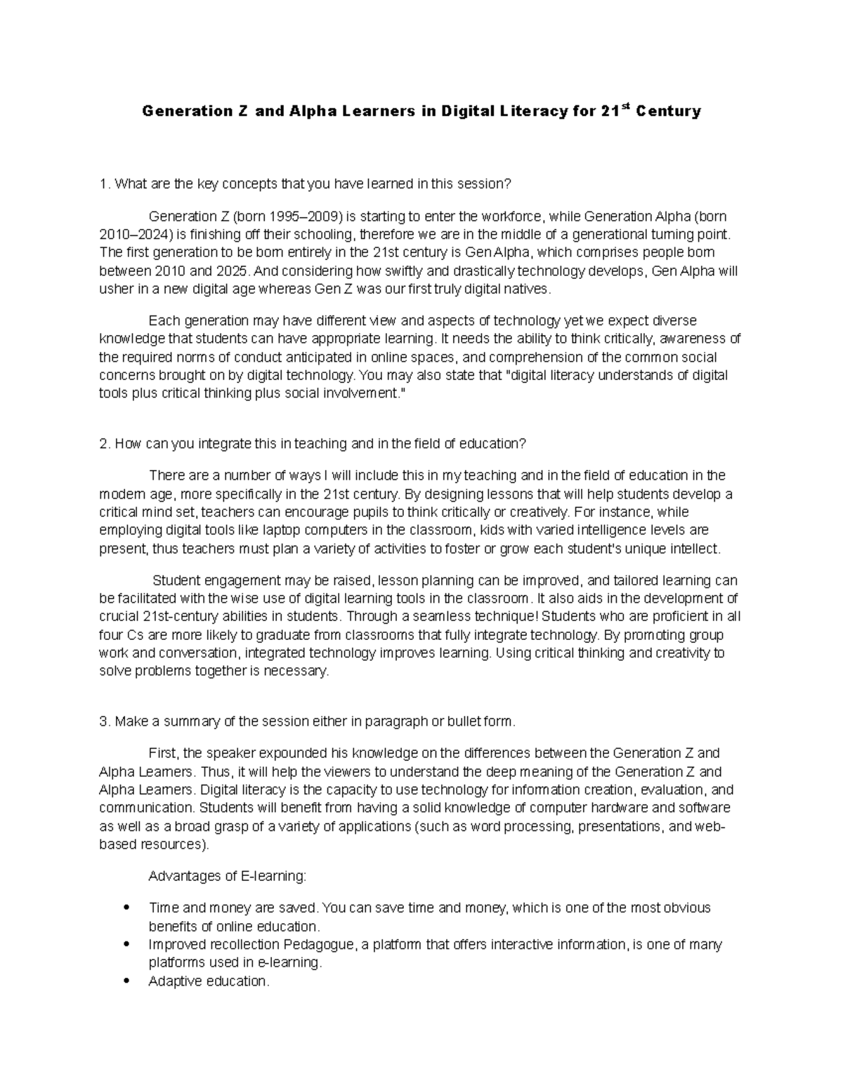 Technology for Teaching - Generation Z and Alpha Learners in Digital ...