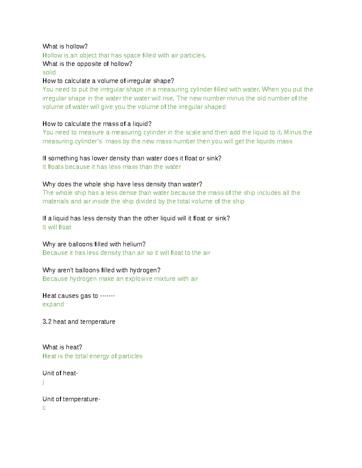 Physics - Google Docs - nbvvcc - What is hollow? Hollow is an object ...
