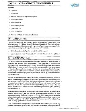 Unit-3 India in the Global Power Structure - UNIT 3 INDIA IN THE GLOBAL ...