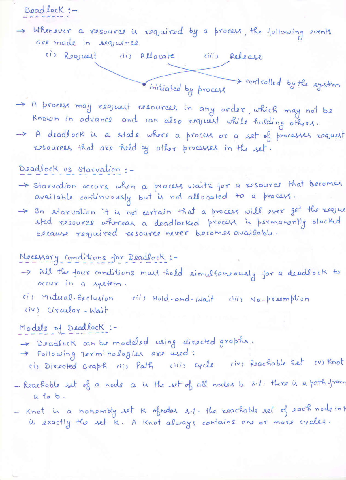 DC-Module 4-Deadlock - lectures and study material - Data Structures & Algorithms - Studocu