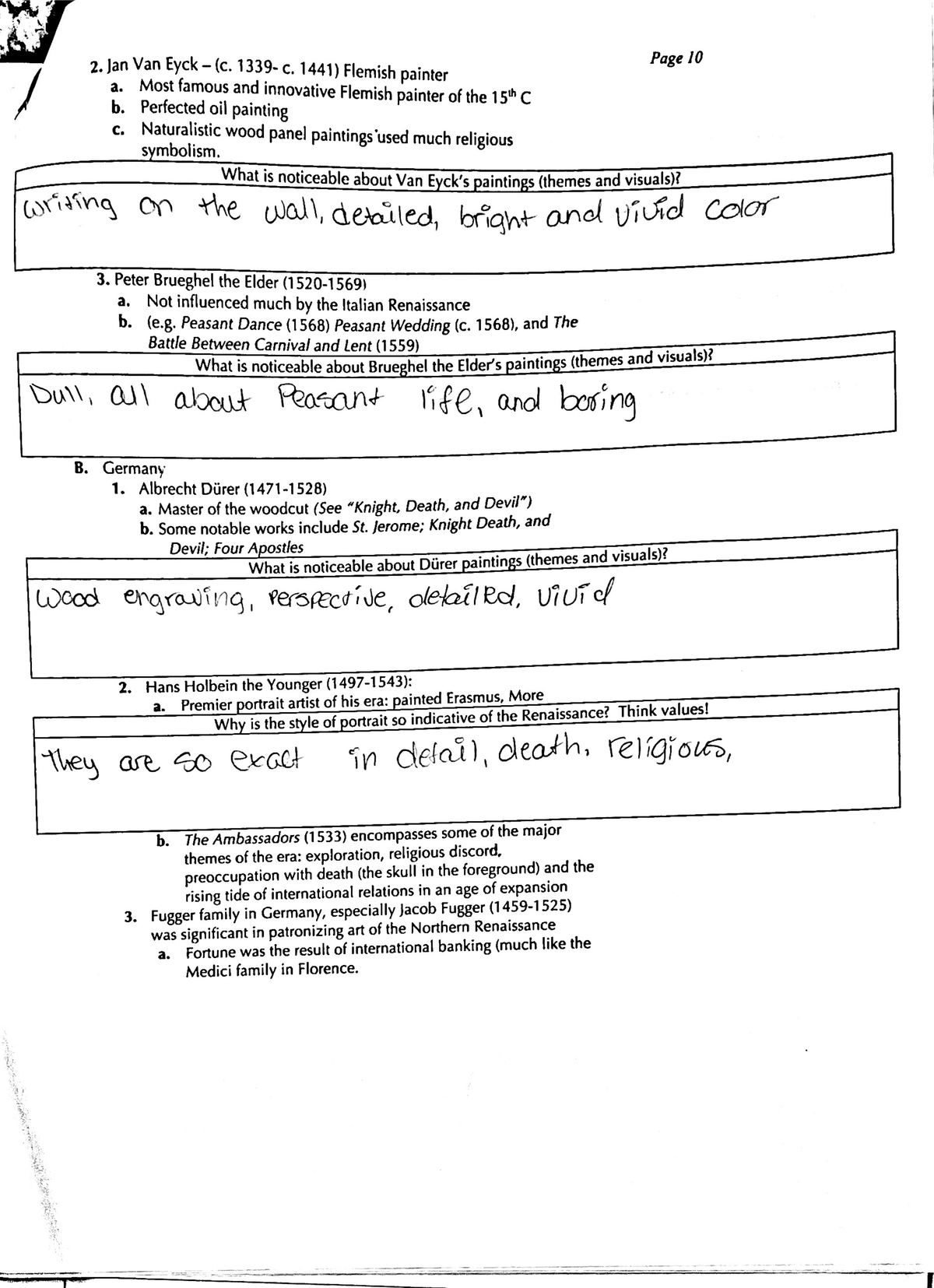 Jan Van Eyck - Class notes of the Renaissance - Studocu