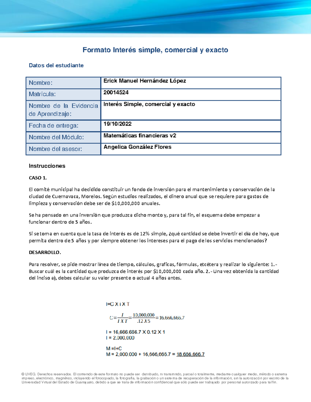 Hernandez Erick Interes Simple Comercial Exacto - © UVEG. Derechos ...