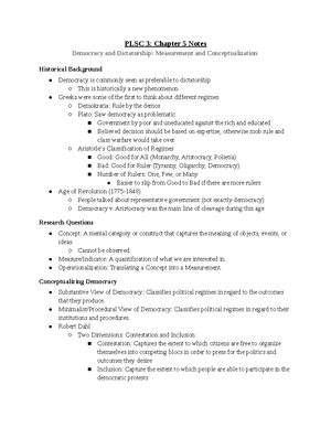 Comparative Politics: Lesson 1 Introduction - PLSC 3 Lesson 01 Chapters ...