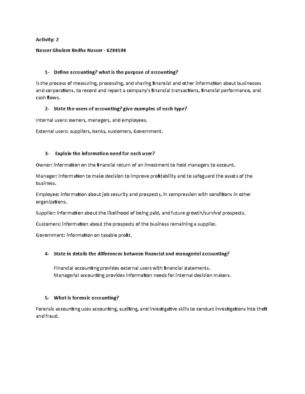 Activity 2 - vghbgbnbnv bnvbnvbn - Activity: 2 Nasser Ghulam Redha ...