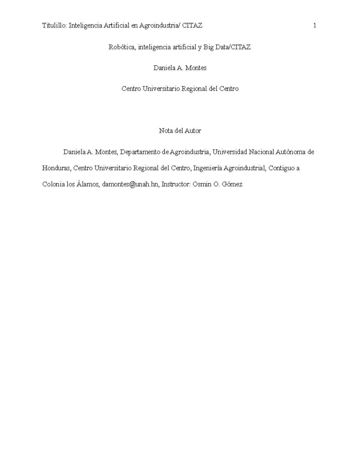 Documentales Daniela Montes - Titulillo: Inteligencia Artificial en ...