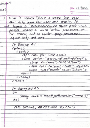 Advanced Programming with java old question solution - Google Docs ...