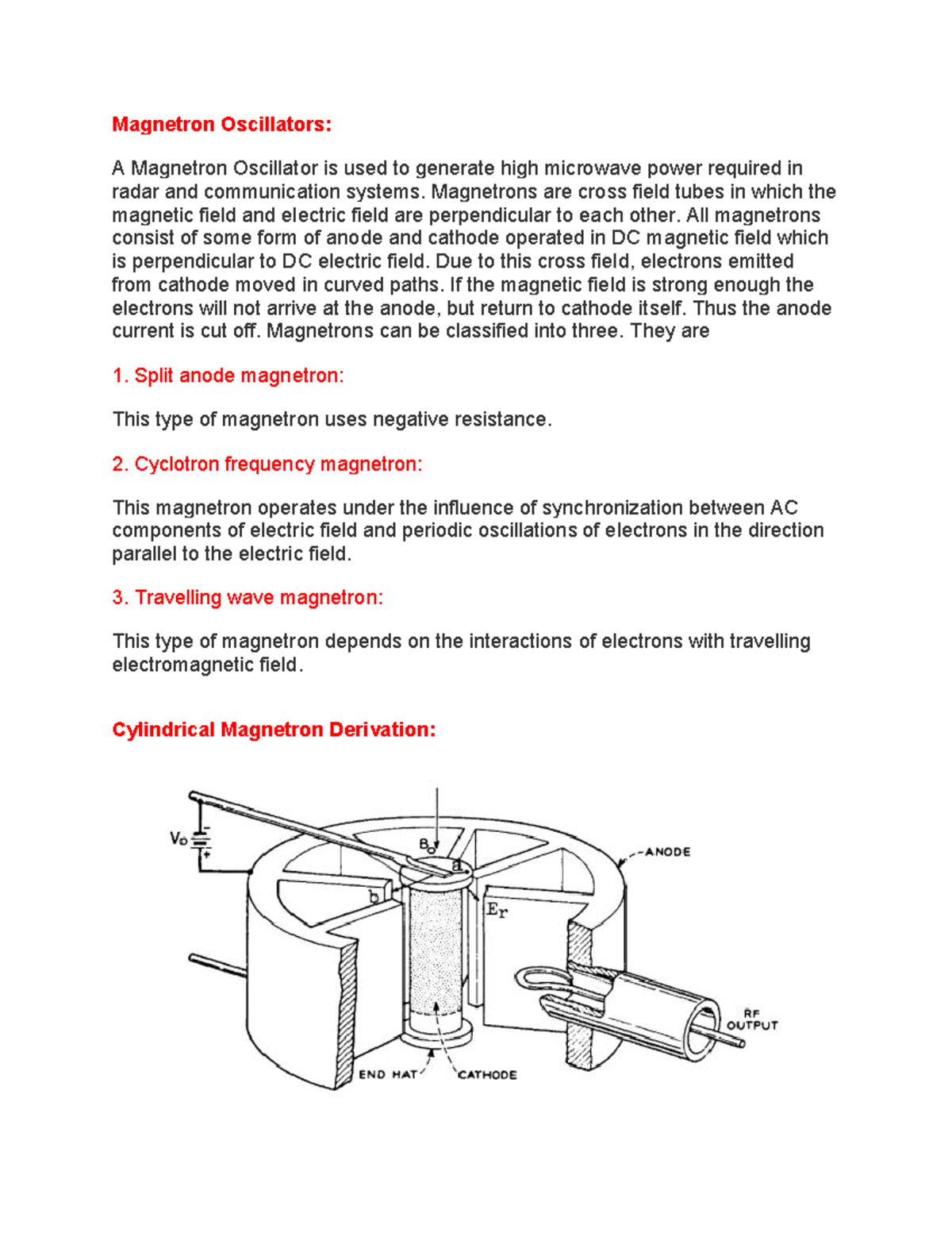 TWT Magnetron-6-13 - kxbzkjxb - Magnetron Oscillators: A Magnetron ...