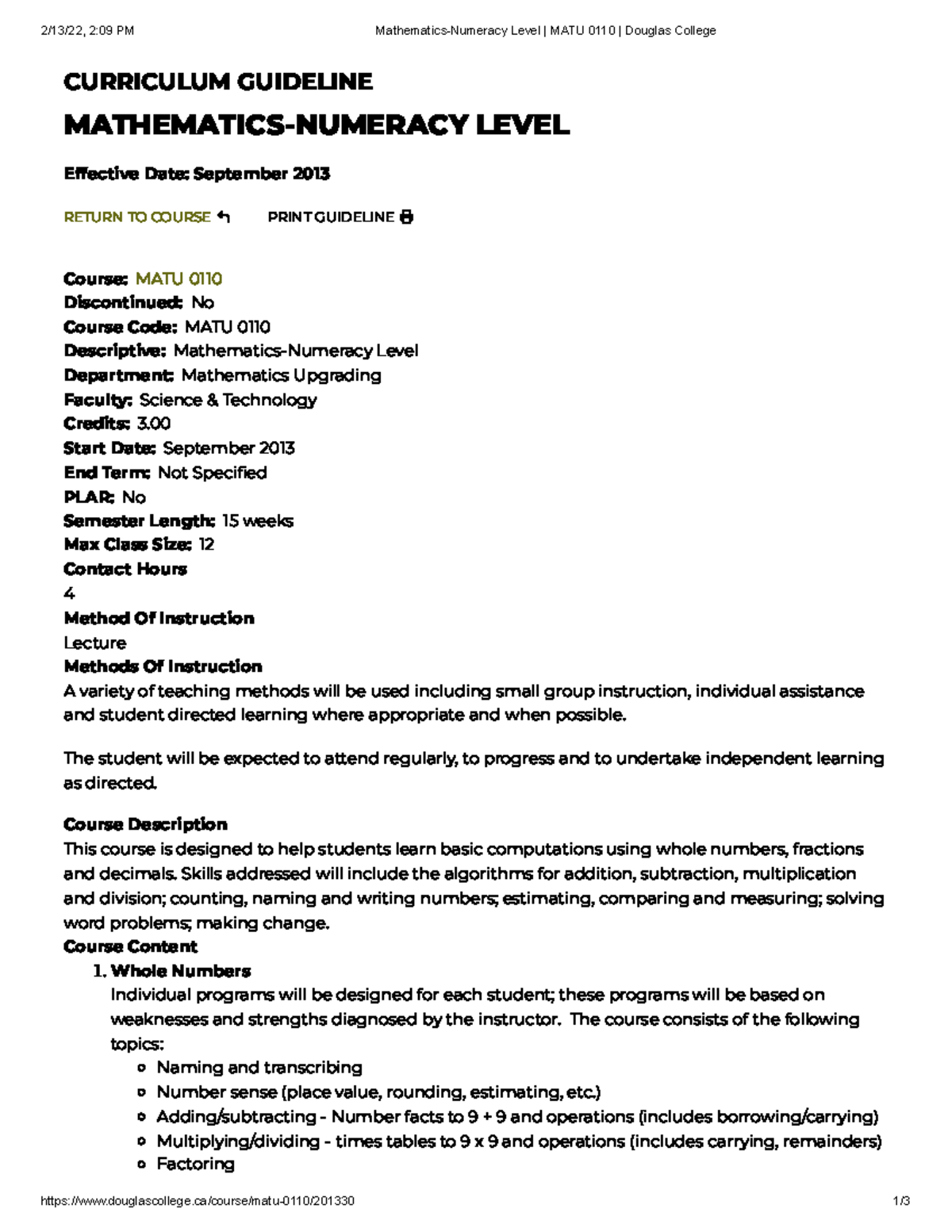 math-numeracy level intro - 2/13/22, 2:09 PM Mathematics-Numeracy Level ...