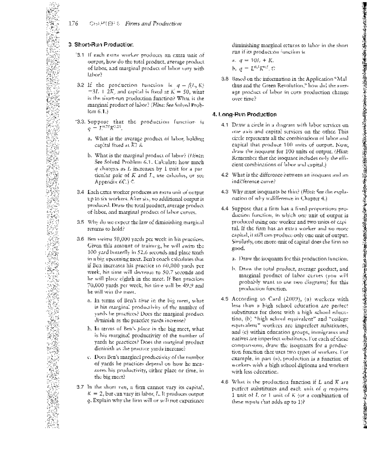 Chap 6 Chapter 6 Question Chapter 6 Question 176 Chapter 6 Firms And Production 3 