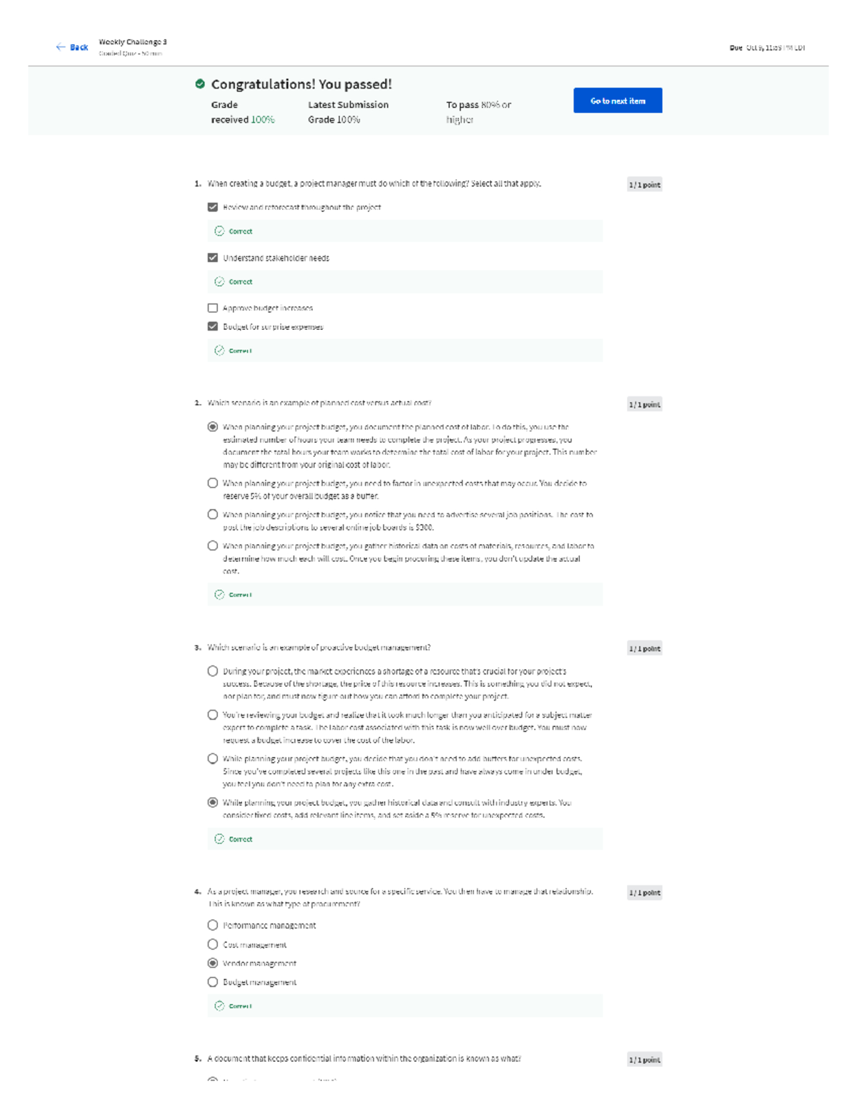 C3W3Q1-Weekly Challenge 3 - Project Planning: Putting It All Together Google - Studocu