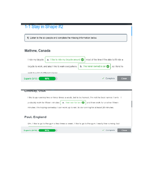 Workbook-jetstream-advanced-unit-1-12 compress - Answer Key 1 The way we are Vocabulary, Grammar ...