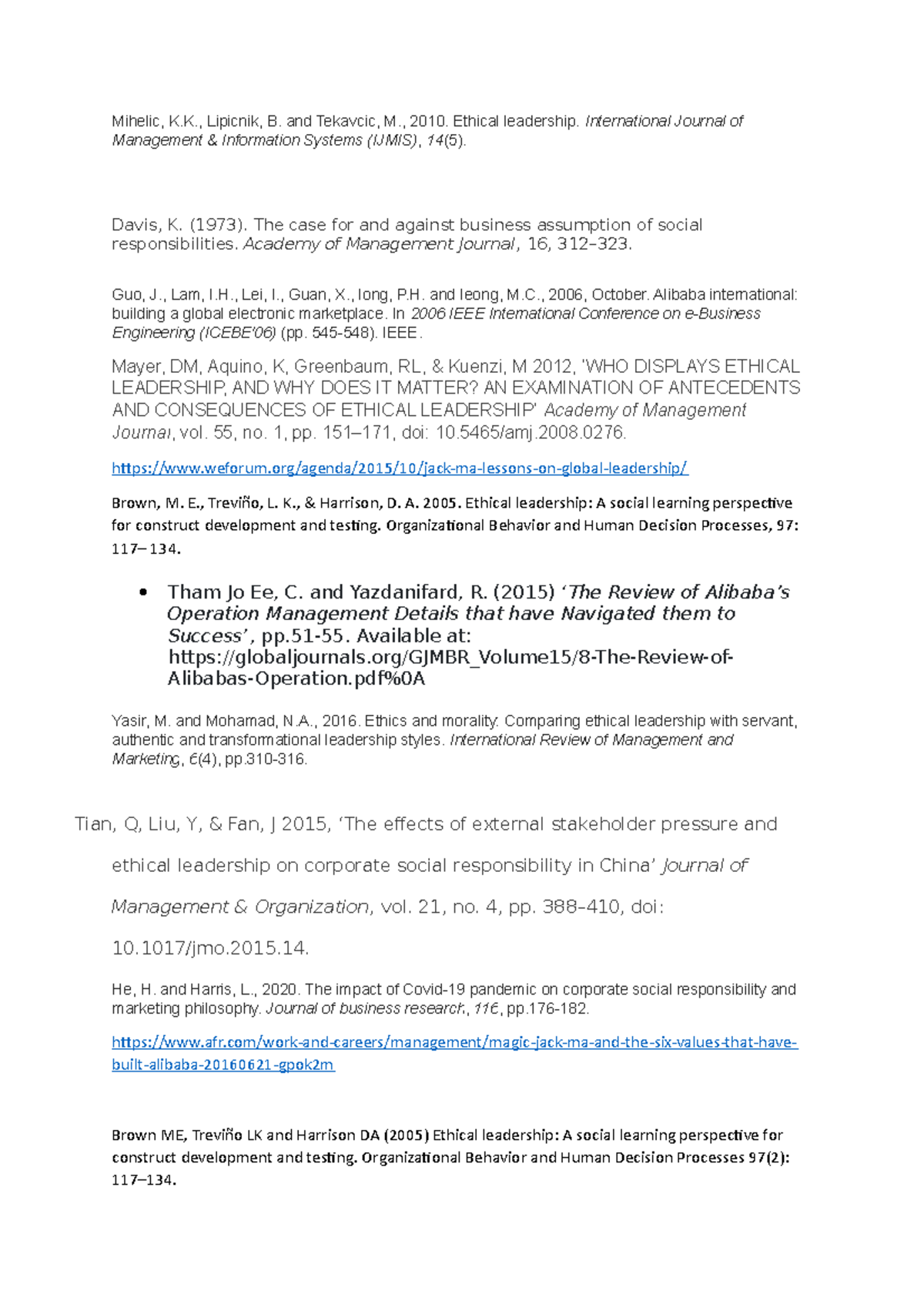 Mihelic - dont use - Mihelic, K., Lipicnik, B. and Tekavcic, M., 2010 ...