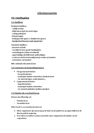 Infectiepreventie - Infectiepreventie Inleiding = het fysiek,psyisch en ...